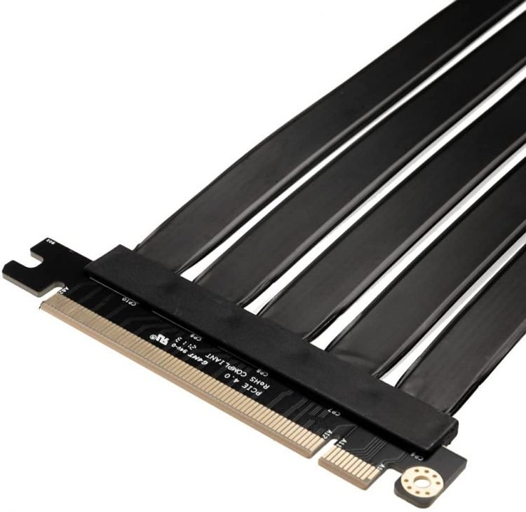 Thermal Grizzly PCIe 4.0 Riser Cable 30cm Long, Flexible Riser Cable ...